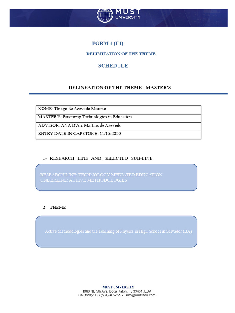 5 F1 Theme and TCF Schedule | PDF | Learning | Methodology