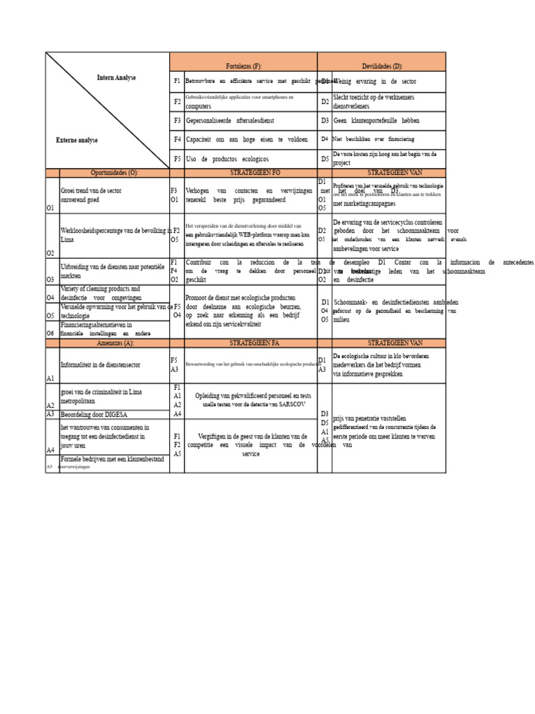 Cross Swot | PDF