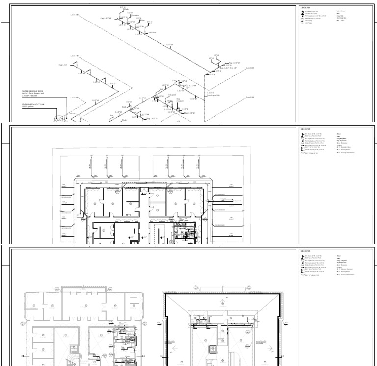 Isometric Plan of Housing | PDF | Water | Building Materials