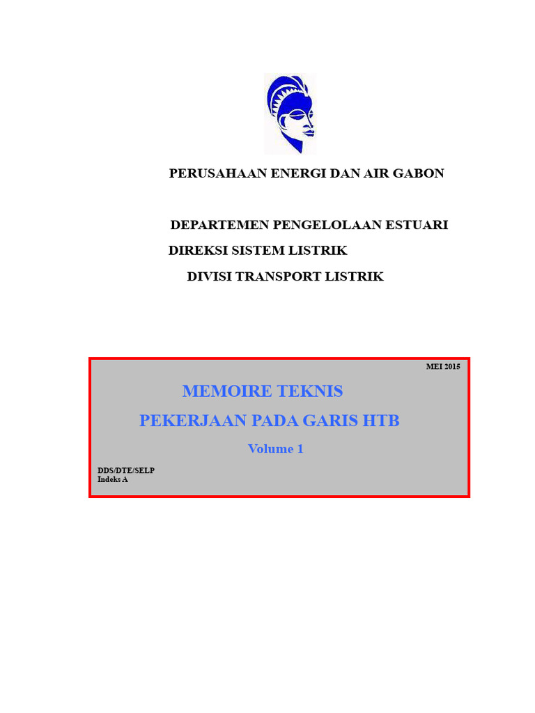 Memori teknis pekerjaan jalur HTB | PDF