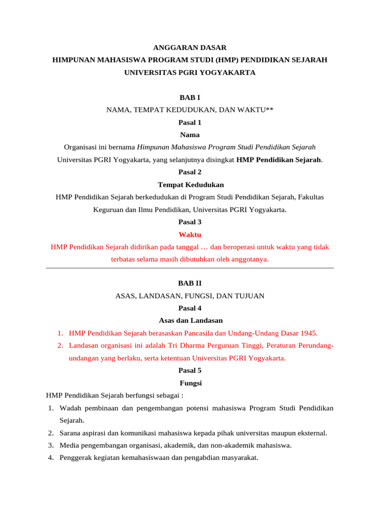 Draft Ad Art HMP Pendidikan Sejarah | PDF