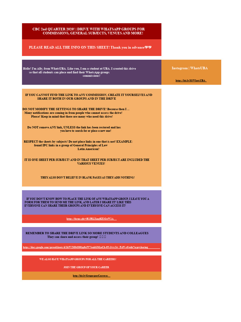2nd QUARTER CBC 2020 - WhatsUBA - COMMISSIONS AND COURSES | PDF