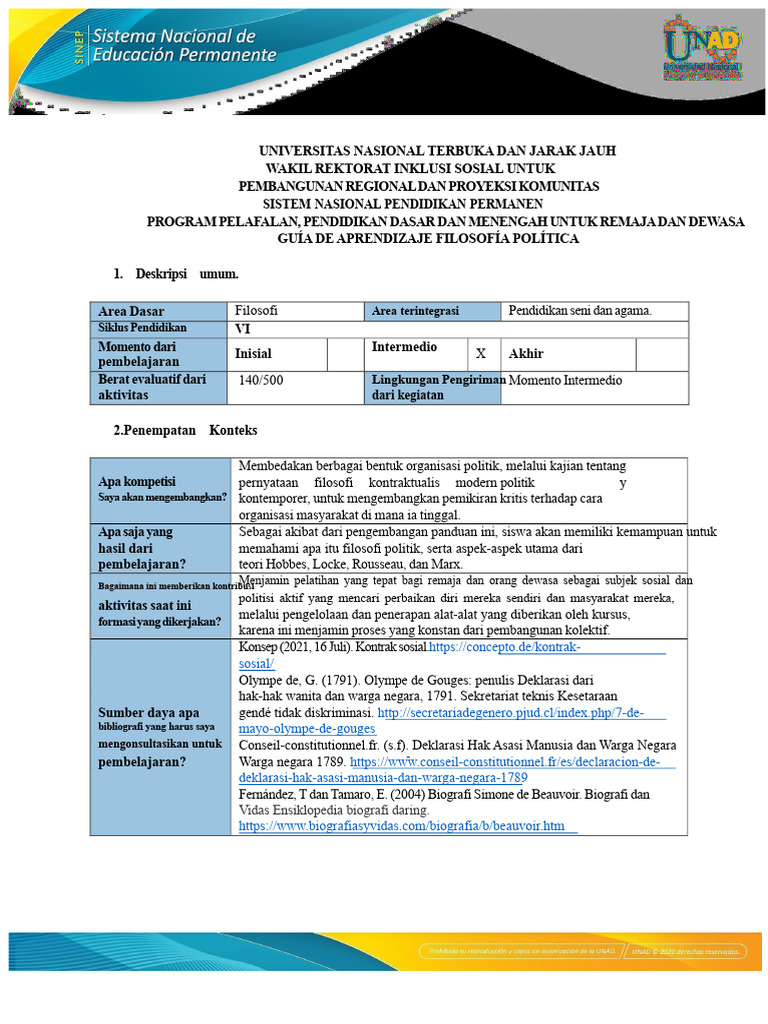 Panduan Pembelajaran Filosofi Politik | PDF