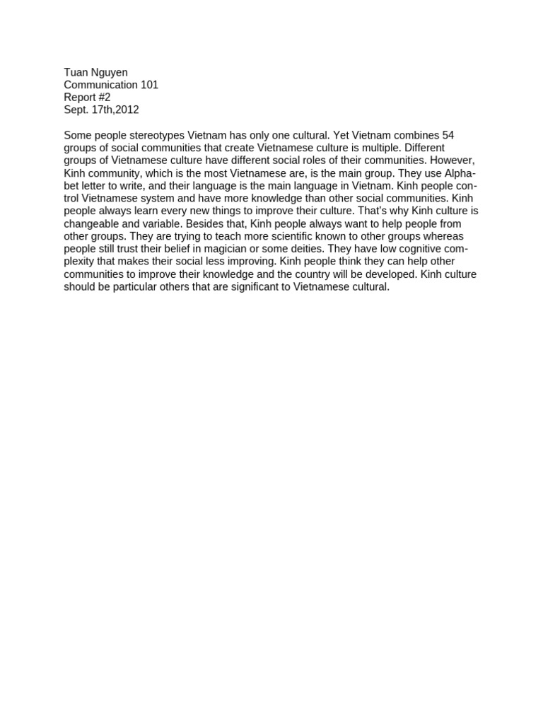 Understanding Kinh Culture in Vietnam | PDF