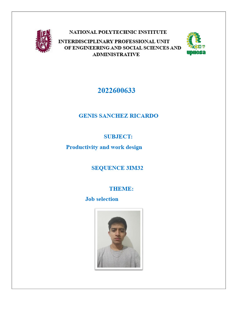 Systematic Job Selection Process Guide | PDF | Analysis | Engineering