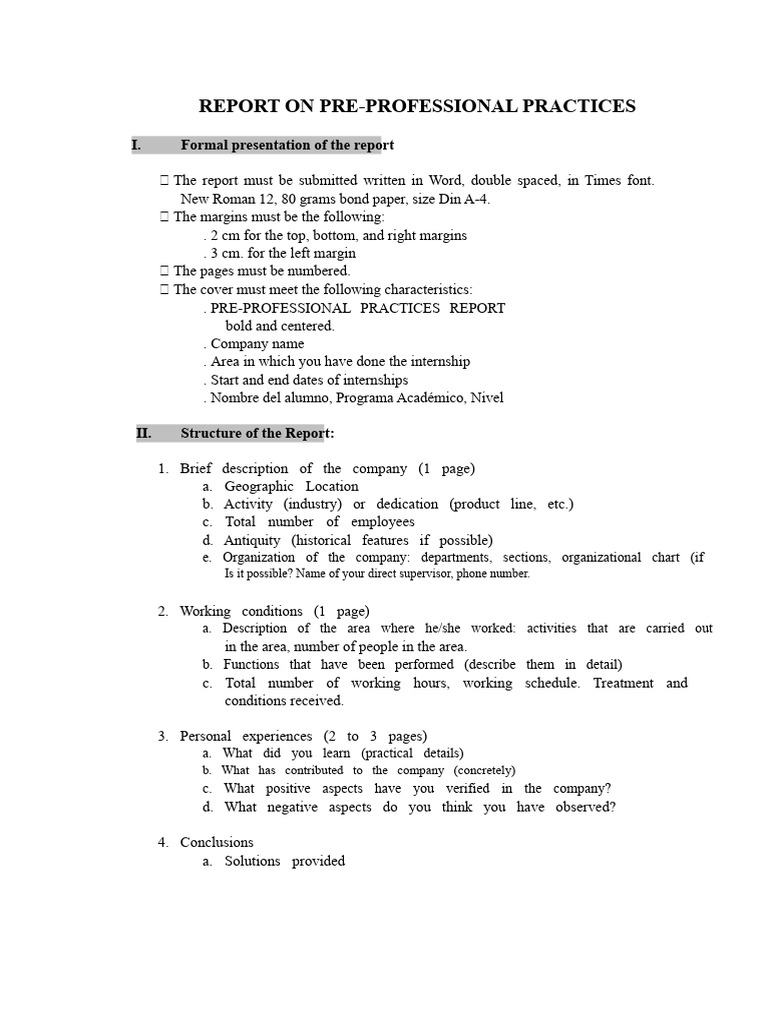 Pre-Professional Practices Report Guide | PDF | Empathy | Truth