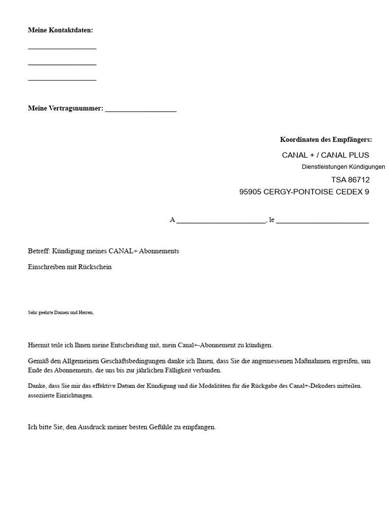 kostenloses-muster-kündigungsschreiben-canal-plus-geburtstag | PDF