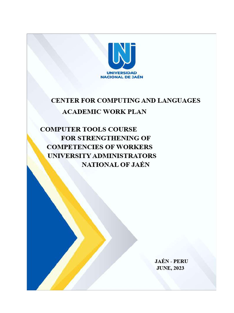 Presents Work Plan For Office Automation Course | PDF | Microsoft Excel ...