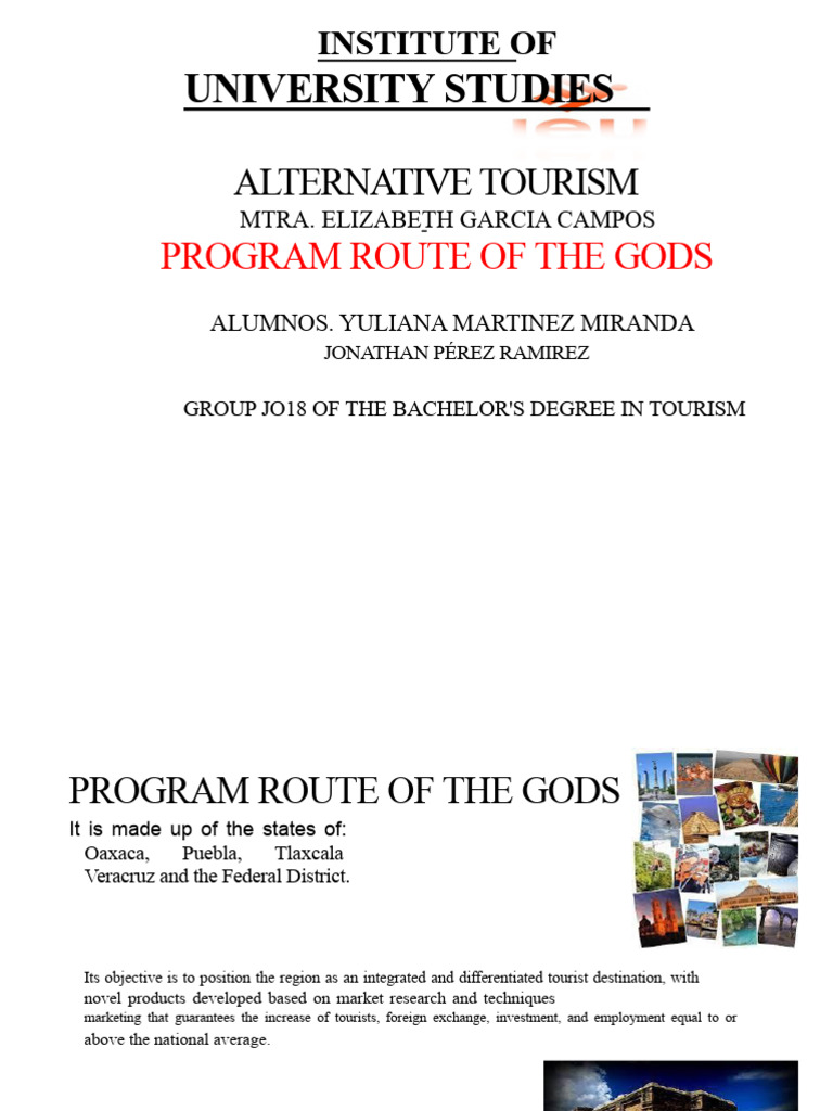 Program Route of The Gods | PDF | Tourism