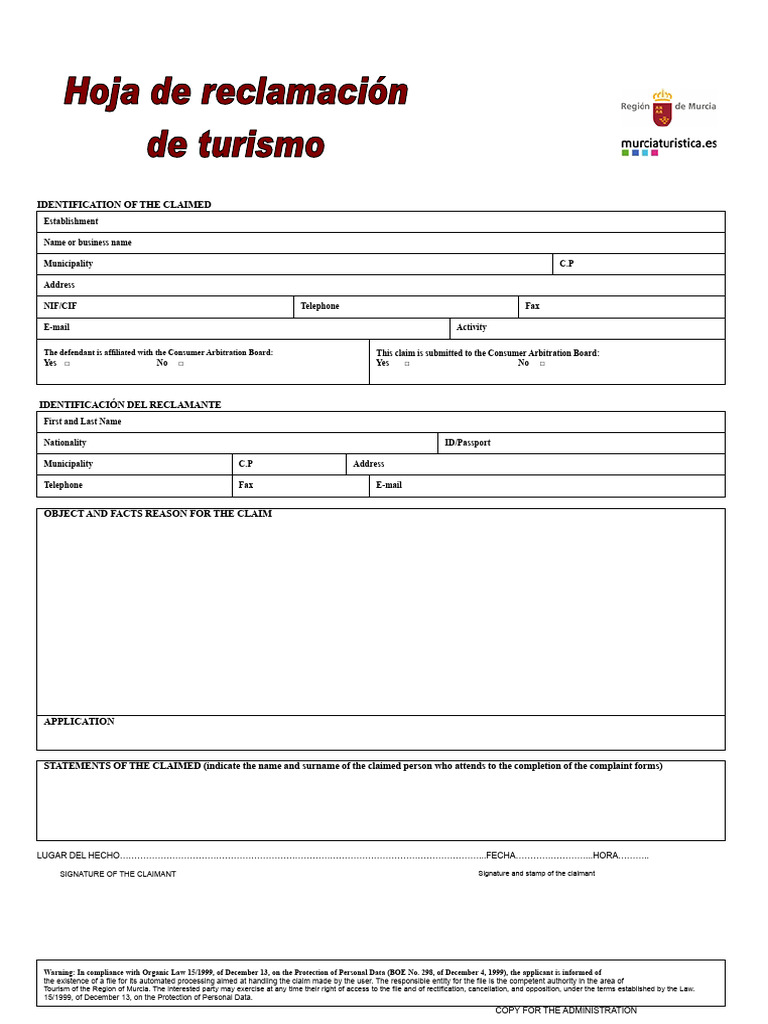 Complaint Forms | PDF | Complaint | Identity Document