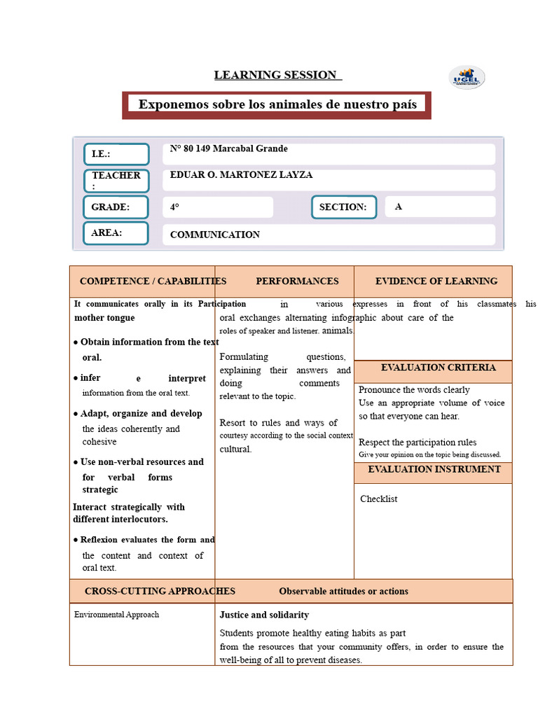 COMMUNICATION SESSION We Present An Expository Text | PDF ...
