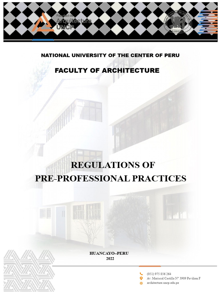 01_REGULATIONS OF PRE-PROFESSIONAL PRACTICES_v2 | PDF