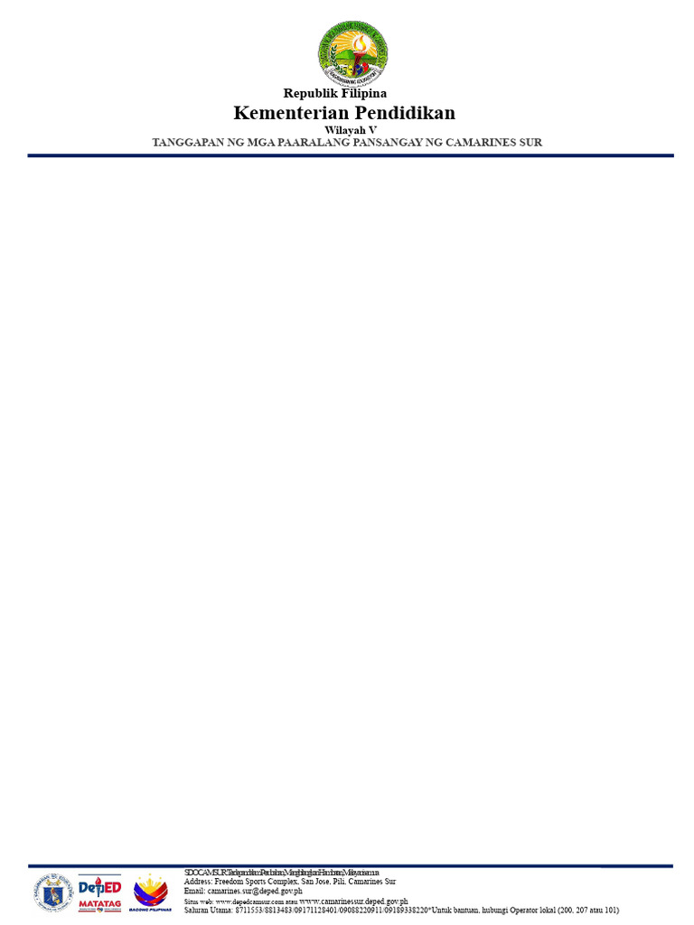 DepEd-Cam-Sur-Logo-Tagalog-3 | PDF