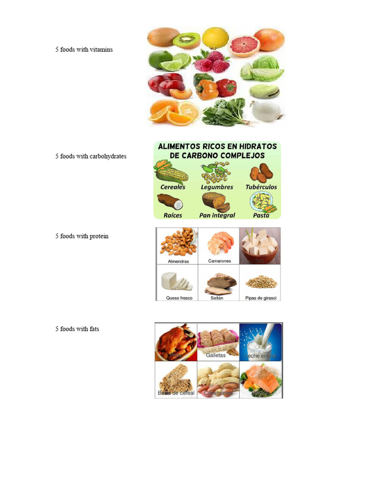 5 Foods Rich in Vitamins | PDF