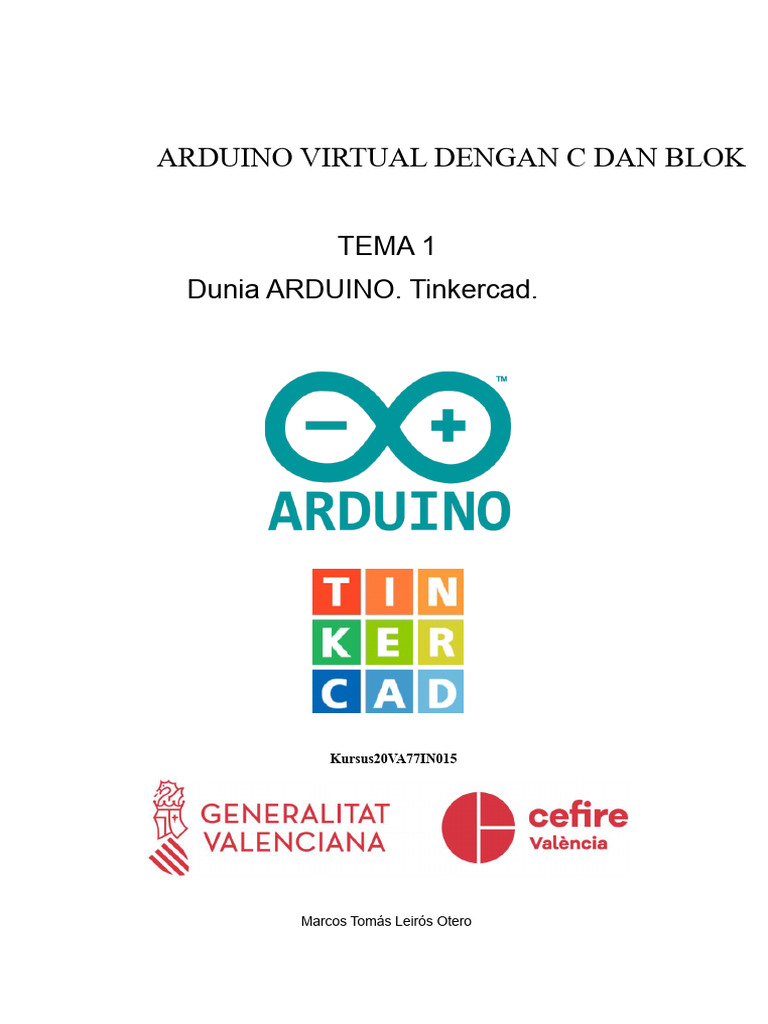 AVCB Tema1 DuniaArduino Tinkercad | PDF