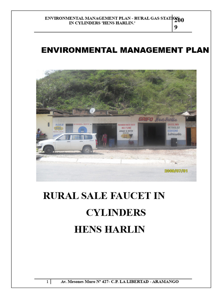 Environmental Management Plan - Muyo Fuel Station | PDF | Rock (Geology ...