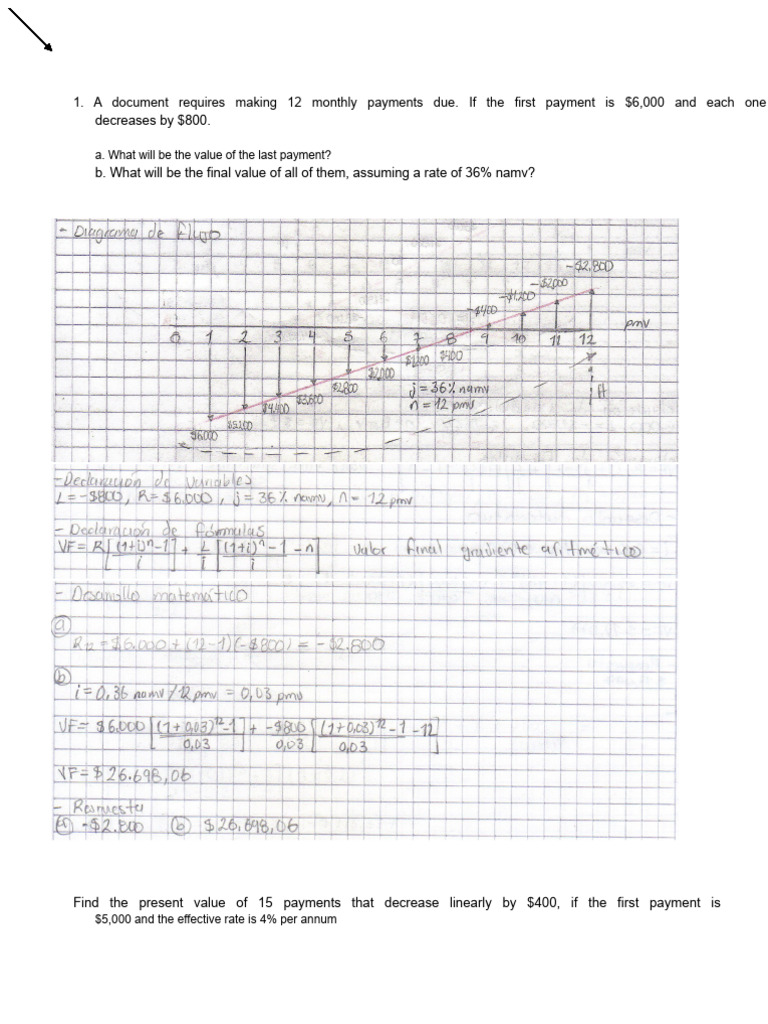 Monthly Payment Calculations and Present Values | PDF | Present Value ...