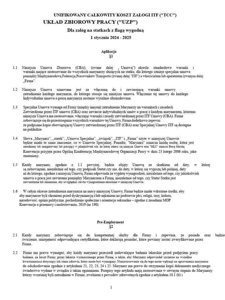 Uniform TCC Finał 2024-2025 | PDF