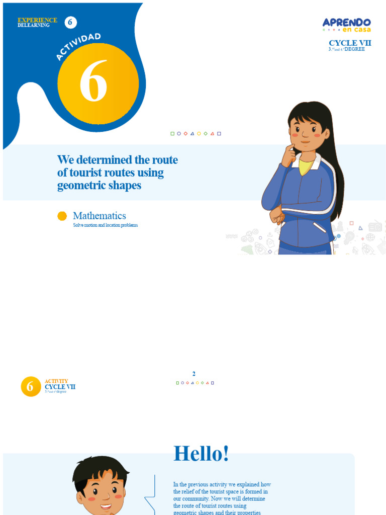 6 We Determine The Route of Tourist Routes Using Geometric Shapes | PDF ...