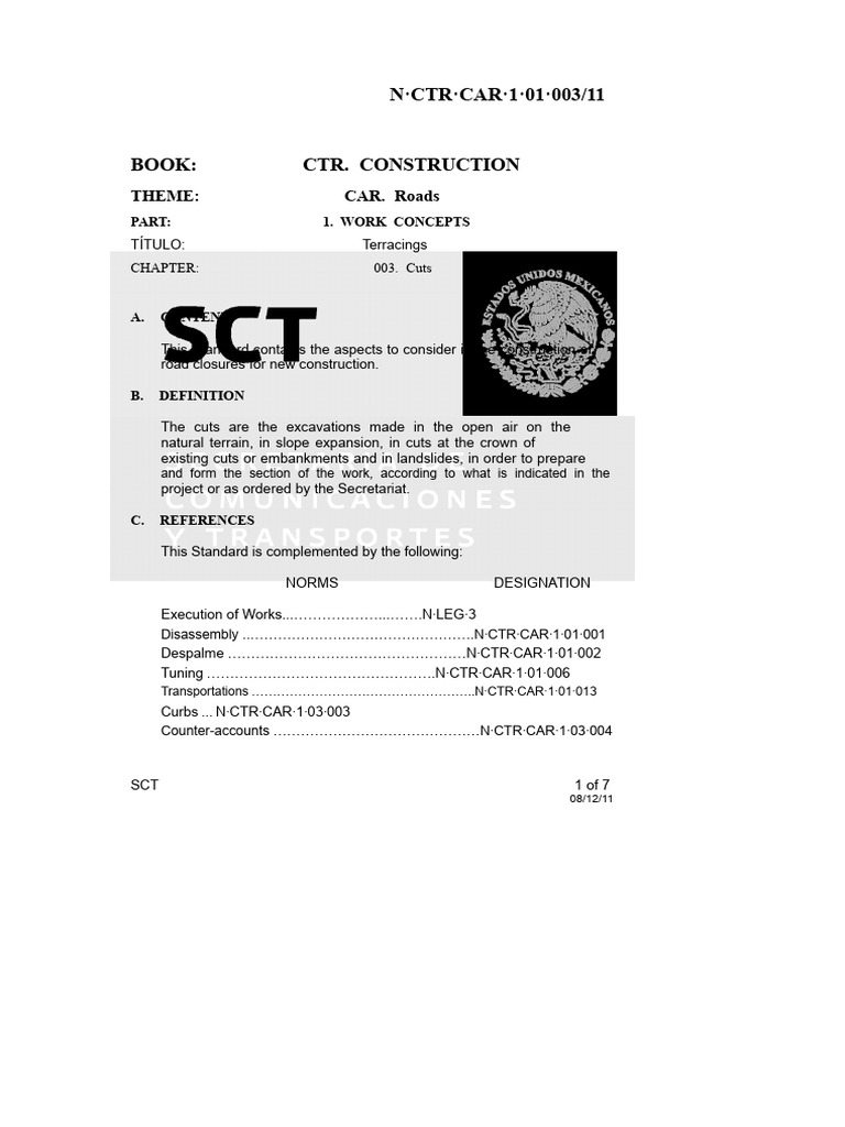 N CTR Car 1 01 003 11 | PDF | Landslide