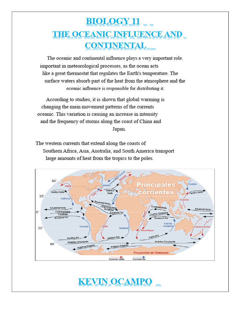 THE OCEANIC AND CONTINENTAL INFLUENCE | PDF