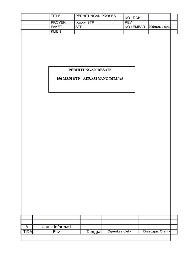 Perhitungan STP 150CMD Rev A | PDF