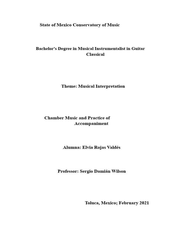 Musical Interpretation in Guitar Performance | PDF | Emotions ...