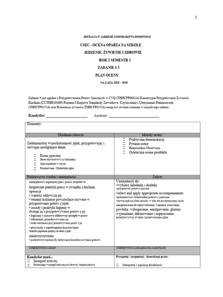 Żywność, Odżywianie I Zdrowie SBA # 3 | PDF