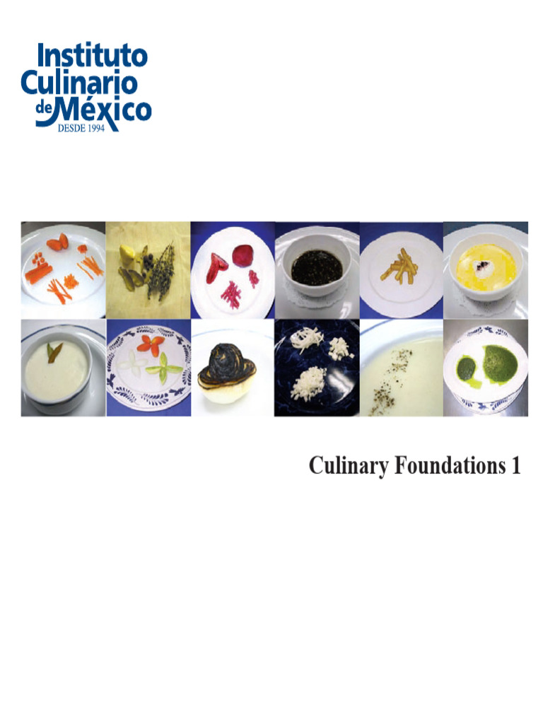 Culinary Foundations 1 - Culinary Institute of Mexico | PDF | Sauce ...