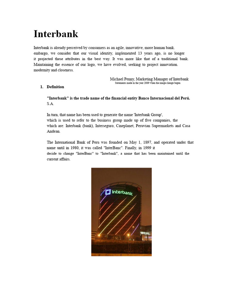 Interbank | PDF | Logos | Brand
