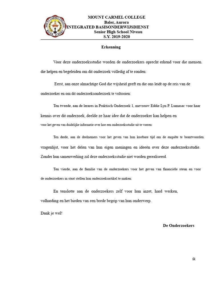 Erkenning | PDF
