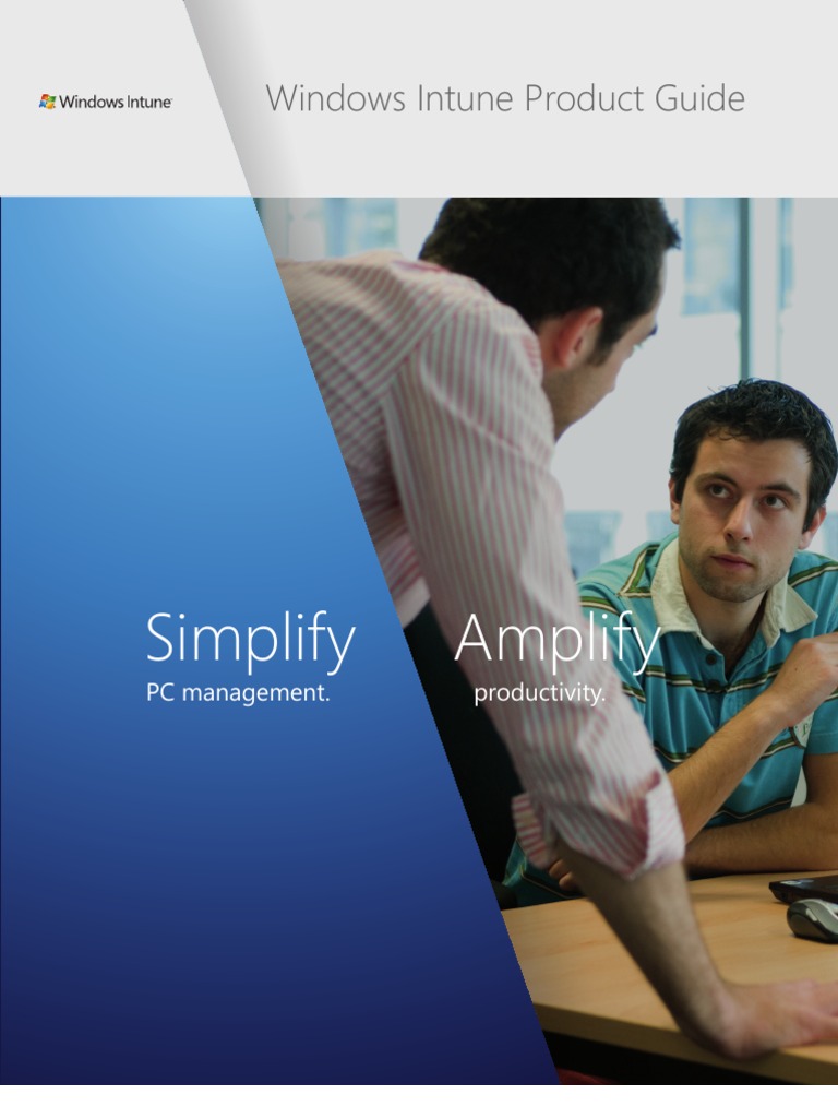 Windows Intune Product Guide | PDF | Windows 7 | Microsoft Windows