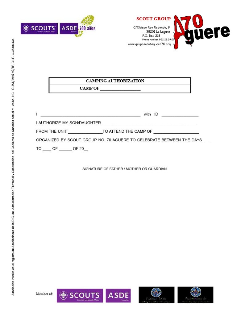 Authorization model for camp | PDF