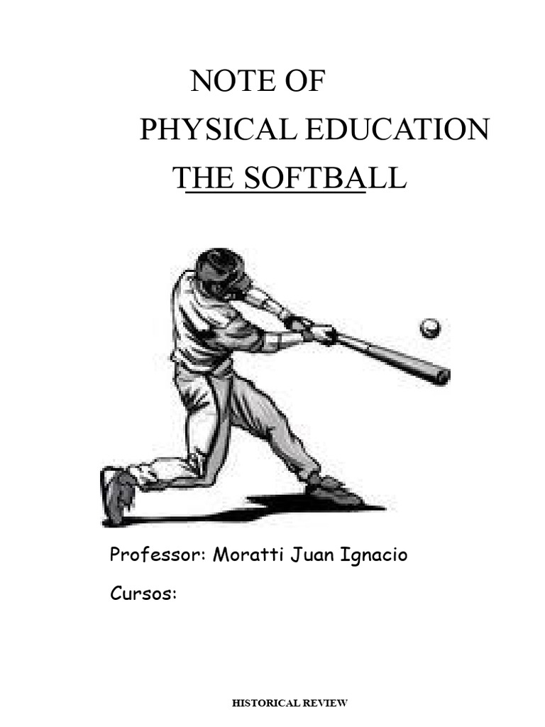 Softball Notes | PDF | Baseball Field | Softball