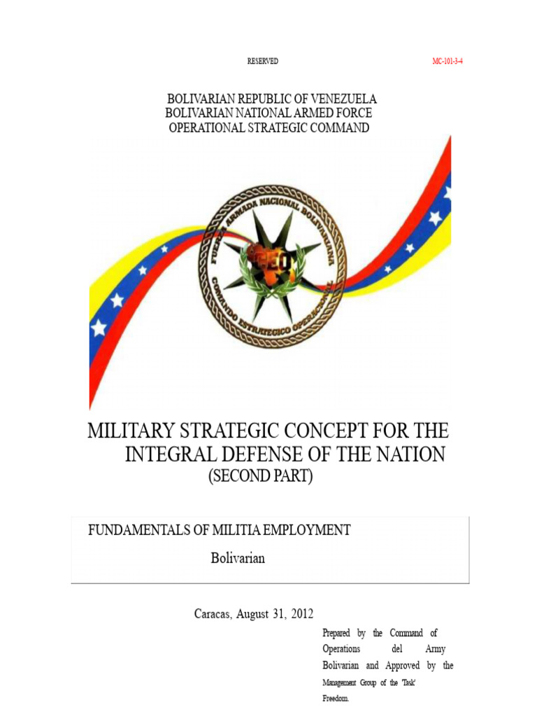 Foundations of Employment of The Bolivarian Militia | PDF | Military | Militia