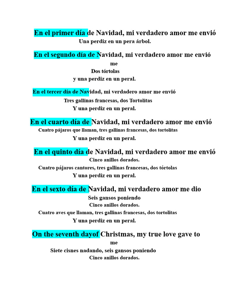 Regalos de Navidad: 12 días de sorpresas | PDF | Navidad