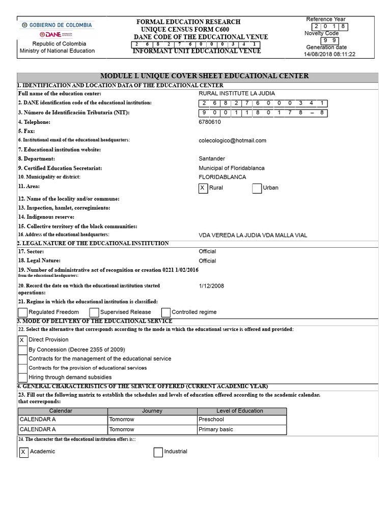 Dane Form | PDF | Educational Technology | Teachers