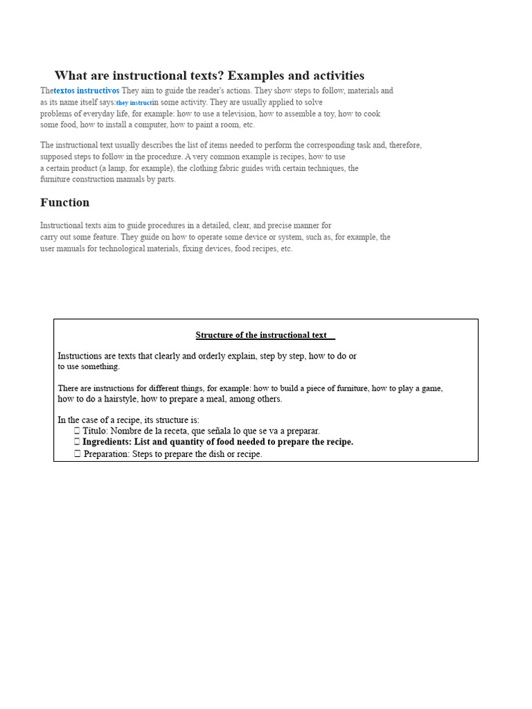 instructional text | PDF | Mango | Ice Cream