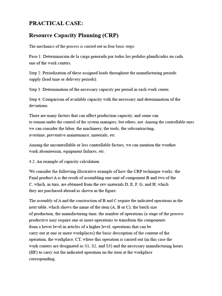 Practical Case_CRP (1) | PDF | Economies