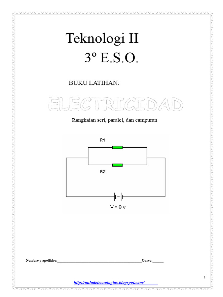 Sirkuit Listrik: Seri, Paralel, Campuran | PDF