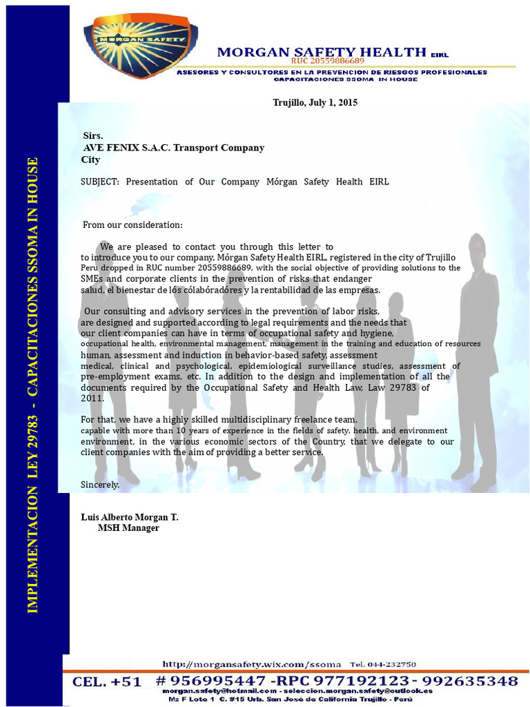 Cover Letter | PDF | Occupational Safety And Health | Environmental ...