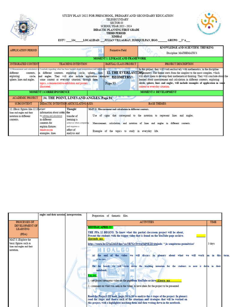 1st SPC CONTENT - PPA 12 | PDF | Geometry | Sphere