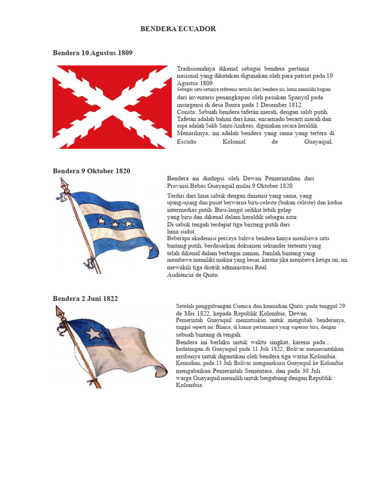 Bendera Ekuador | PDF