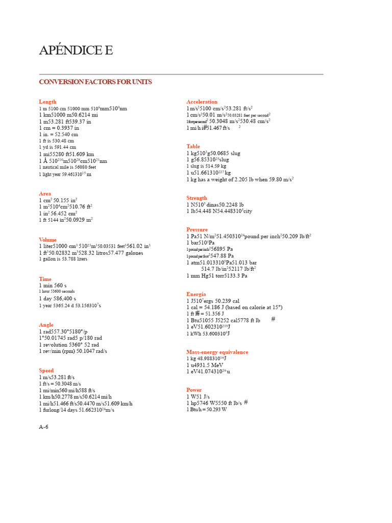 CONVERSIONS Sears Zemansky Pages 737 | PDF | Physical Quantities ...