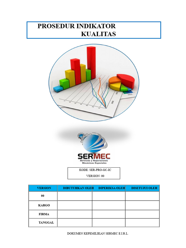 Prosedur Indikator Kualitas SERMEC | PDF