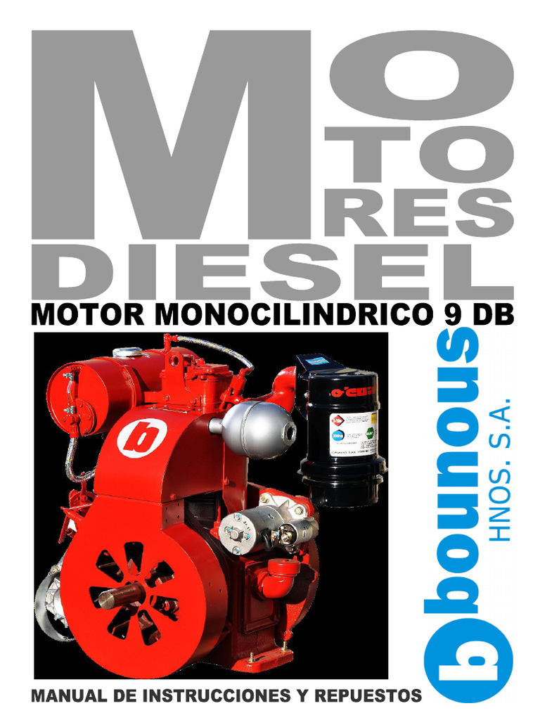 Manuel d'utilisation moteur diesel 9DB | PDF | Injection (moteur) | Piston