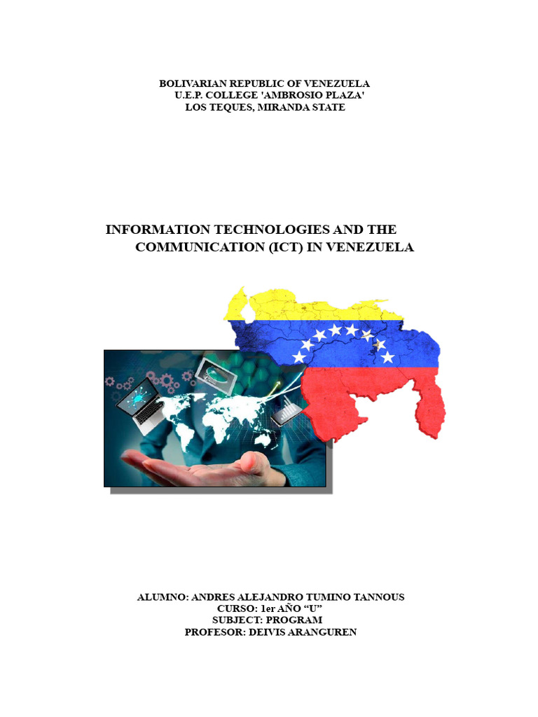 Ict in Venezuela | PDF | Educational Technology | Information And ...
