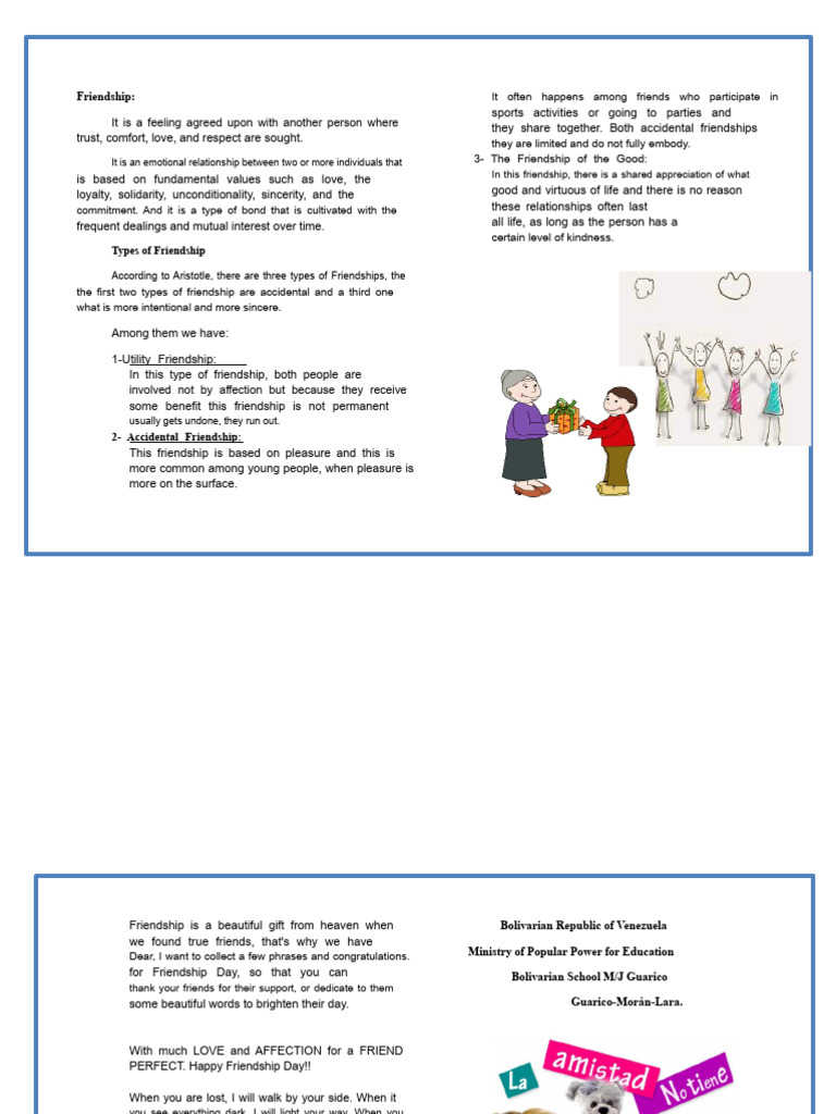 Understanding Types of Friendship | PDF | Friendship | Love