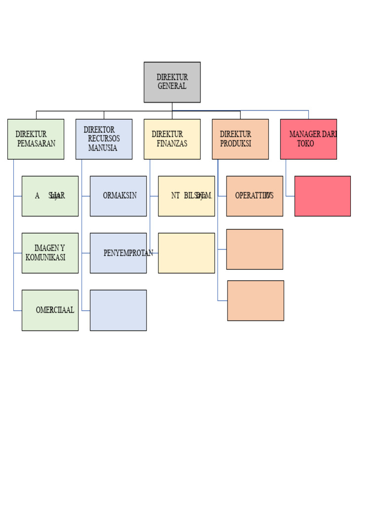 Organigram Perusahaan | PDF