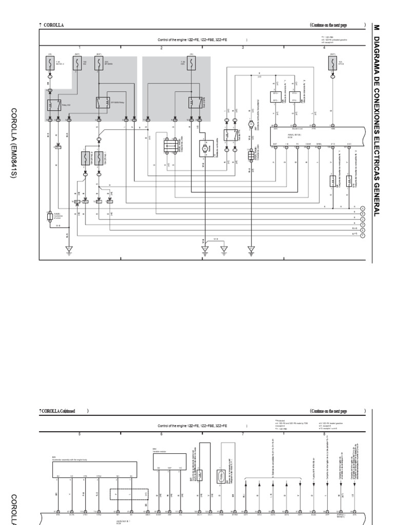 Toyota Corolla ZZE142 | PDF | Vehicle Parts | Engines